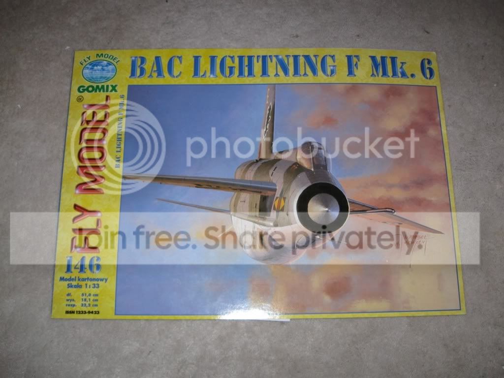 Fly Model BAC Lightning F Mk 6 Build Log #146 - PaperModelers.com